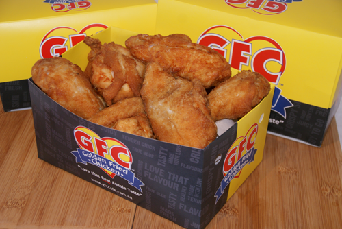 GFC Menu for Add On Fast Food System
